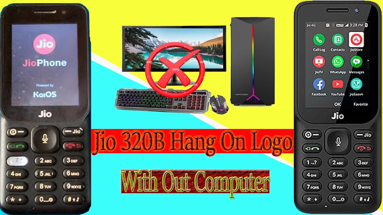 Jio F320B Hang On Logo// Jio F320B Jio Logo // Jio 320B Mic Problem ...