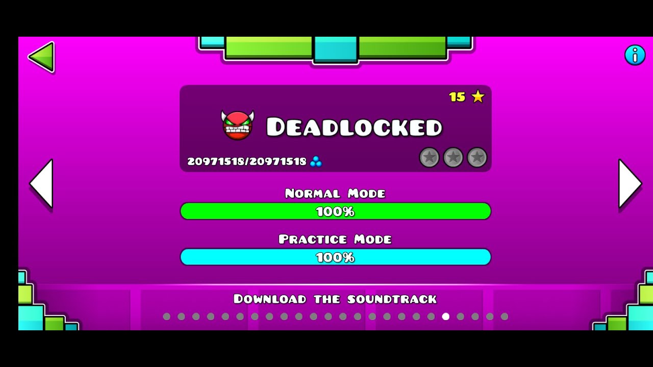 Geometry Dash Deadlocked 100% - YouTube