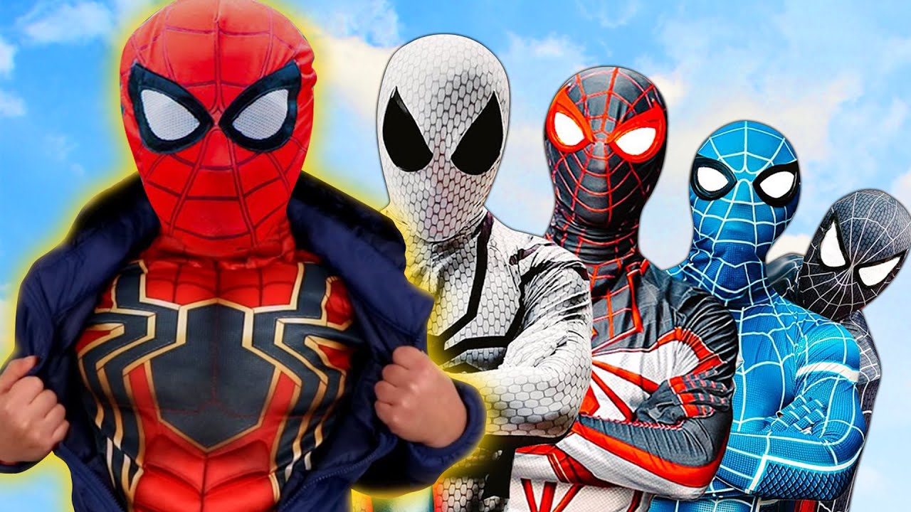 TEAM SPIDER MAN in REAL LIFE | Marvel's Spider-Man 2 #9 | Five Nights ...