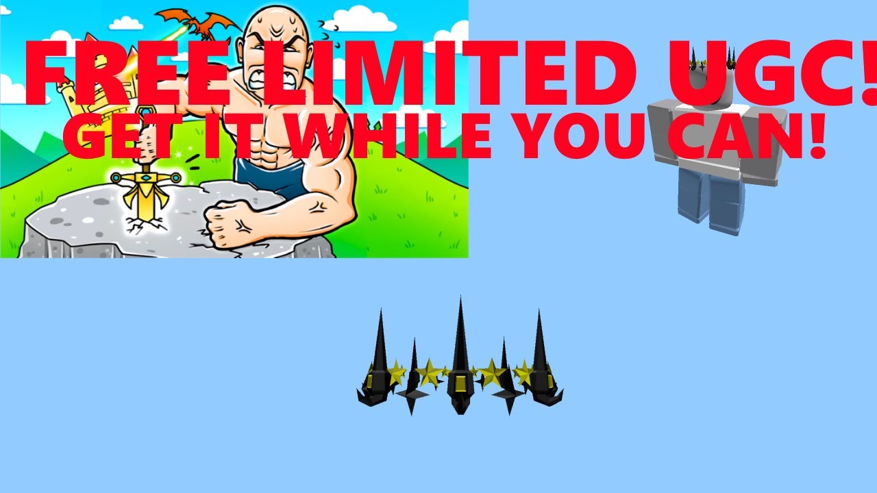 *FREE LIMITED UGC!* How To Get The Excalibur Crown In Pull a Sword ...