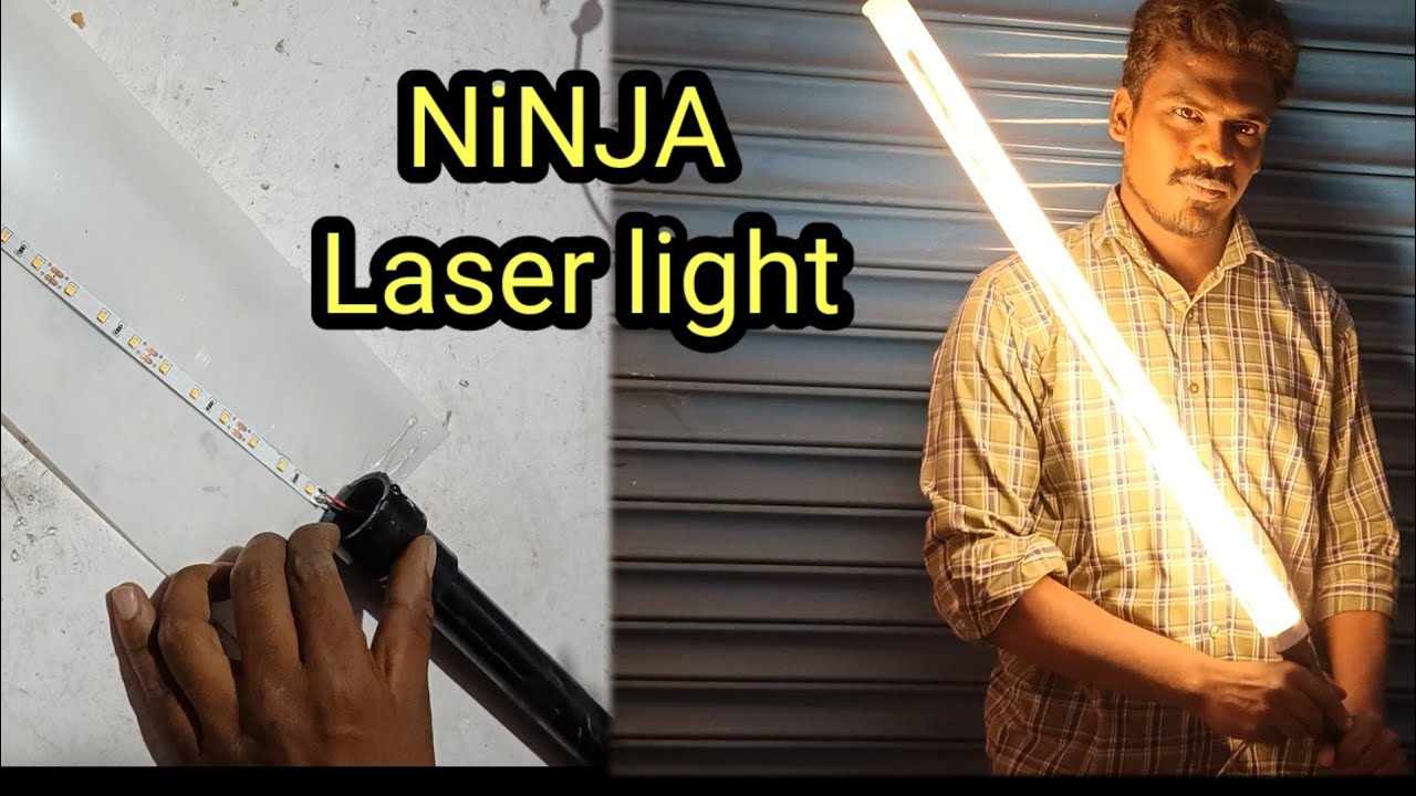Ninja laser light | Homemade | #Home light channel - YouTube