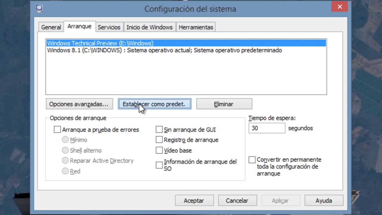 Configurar arranque dual windows 8.1 y windows 10 - YouTube