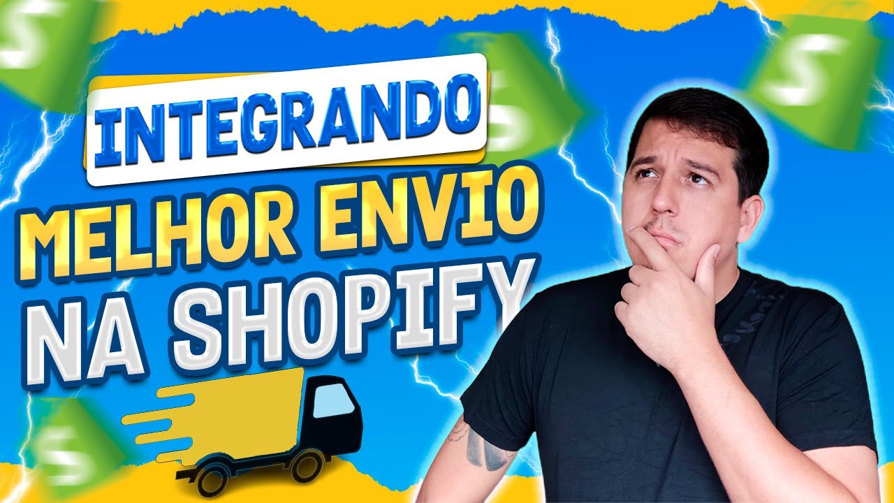 COMO CONFIGURAR O FRETE NA SHOPIFY E INTEGRAR O MELHOR ENVIO NA LOJA - YouTube