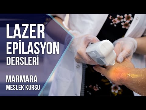Lazer Epilasyon nasıl yapılır? (Marmara Meslek Kursu Uygulama Dersi)