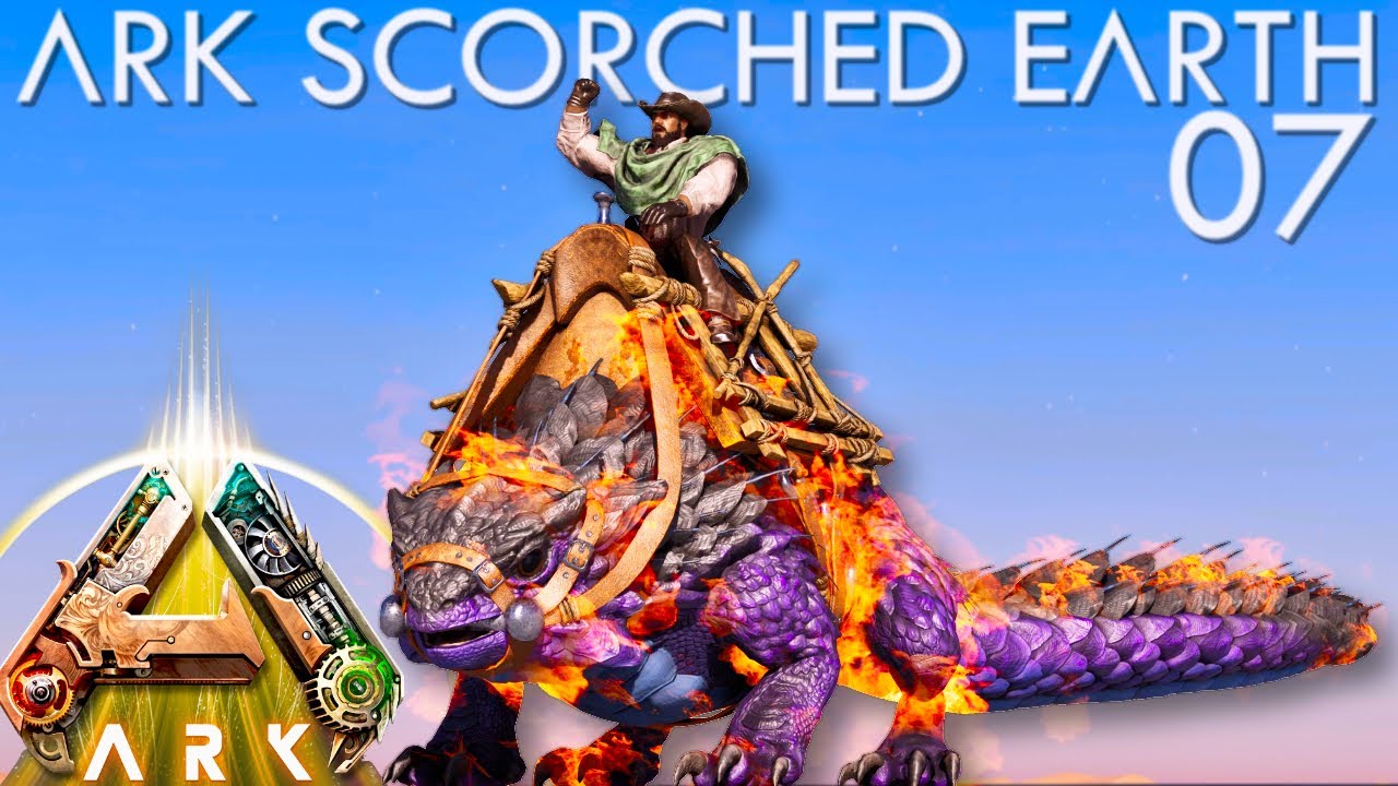 Playing with Fire: Burning Thorny Dragon Taming! Ark Scorched Earth ...