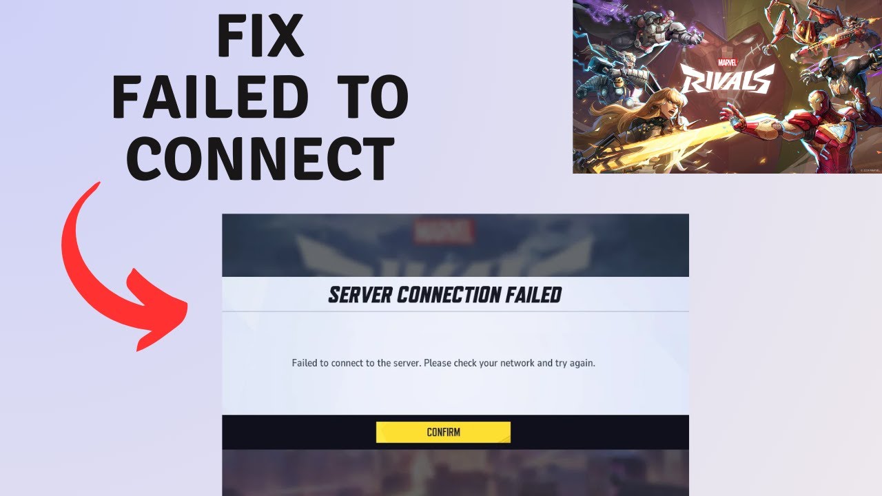 How to Fix Failed to connect to the server Please check your network ...
