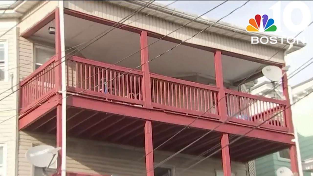 Child hospitalized after falling from 3rd-story balcony in Revere - YouTube