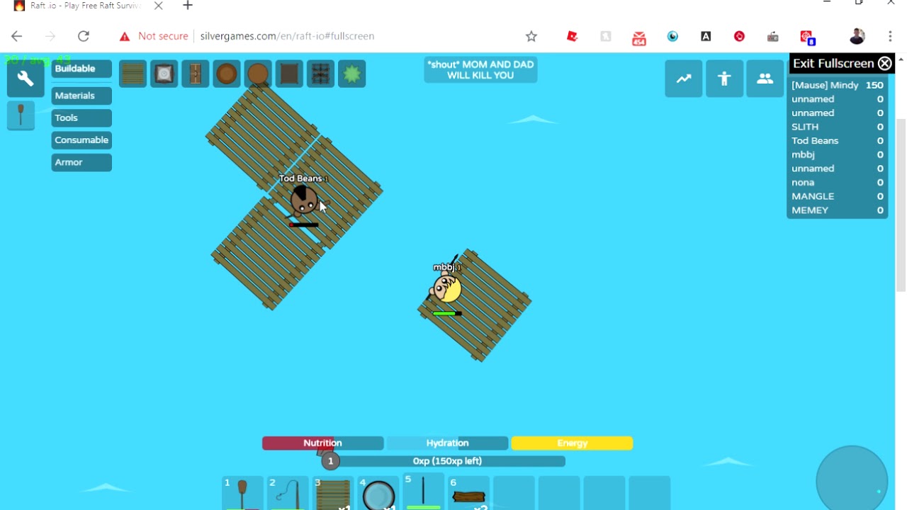 Raft io Play Free Raft Survival Games Online Google Chrome 09 10 2019 ...