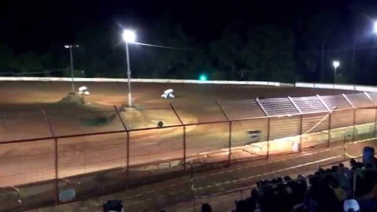 Gulf Coast Winged Mini Sprint Series Feature Race Flomaton Speedway 4 ...