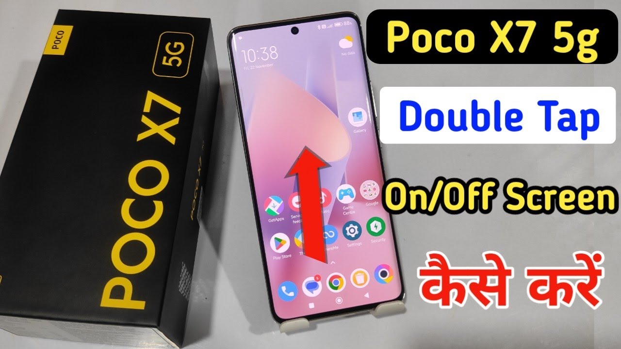 Poco x7 5g double tap on off screen / Poco x7 5g double tap turn on off ...