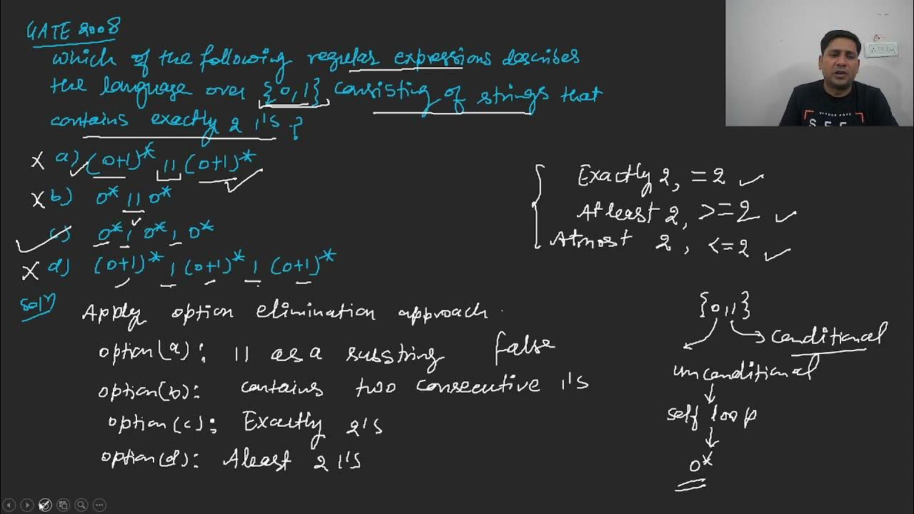 TOC #33 | GATE PYQs | Finite Automata | Regular Expression - YouTube