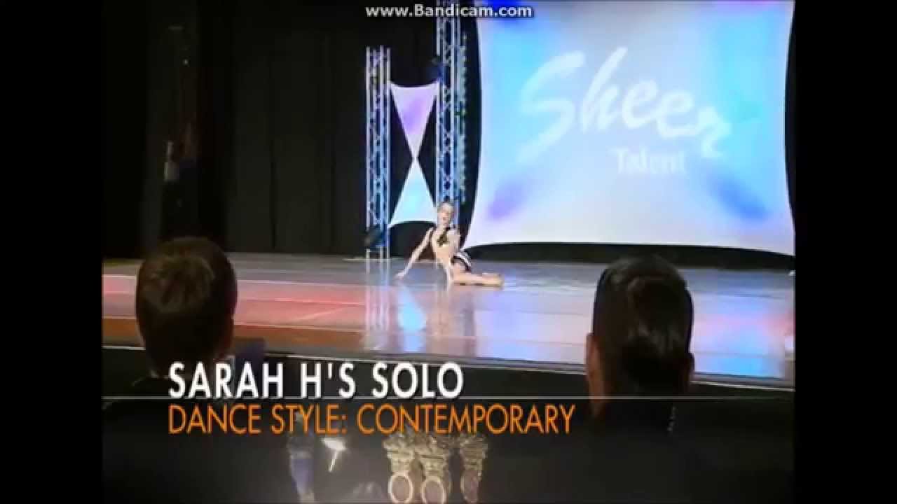 Dance Moms - Sarah's Solo: Scary Little Monster - YouTube