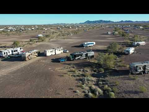 Travel Supremes boondocking near Quartzsite AZ, Jan 2020. - YouTube