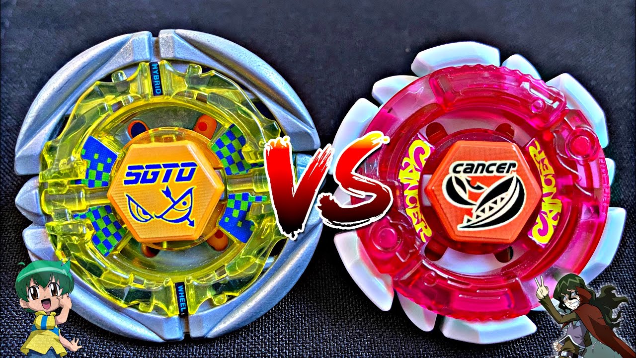 FLAME SAGITTARIO C145S vs MAD CANCER CH120FS - Metal Fight Beyblade ...