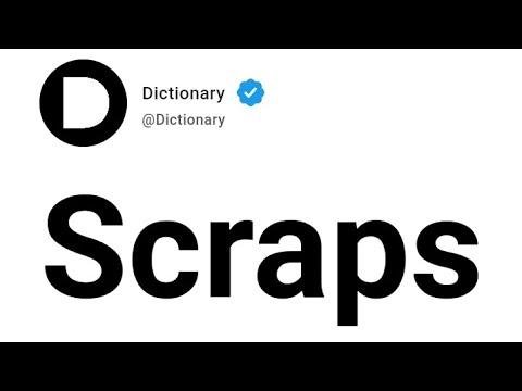 Scraps Meaning In English - YouTube