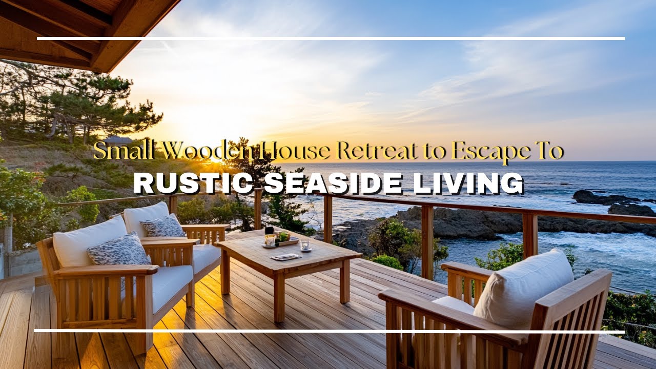 Rustic Seaside Living: Small Wooden House Retreat to Escape To - YouTube