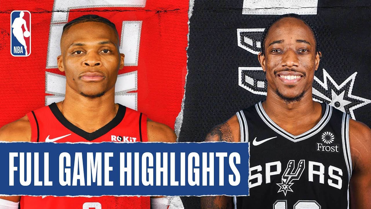 ROCKETS at SPURS | FULL GAME HIGHLIGHTS | August 11, 2020 - YouTube