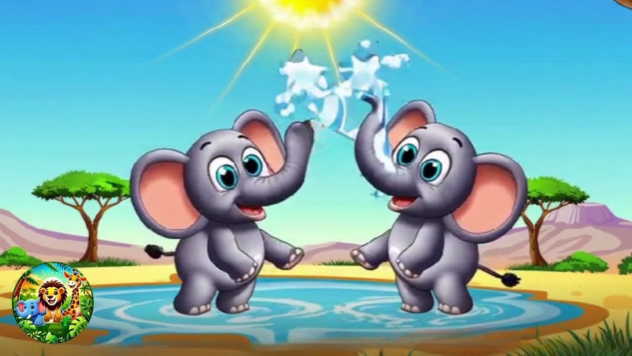 TWO ELEPHANTS - Fun and Dance Song for Kids - YouTube