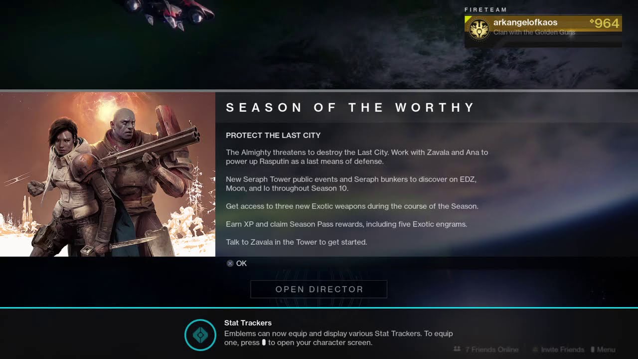 Season Of The Worthy Splash Screen - Protect The Last City (Destiny 2 ...