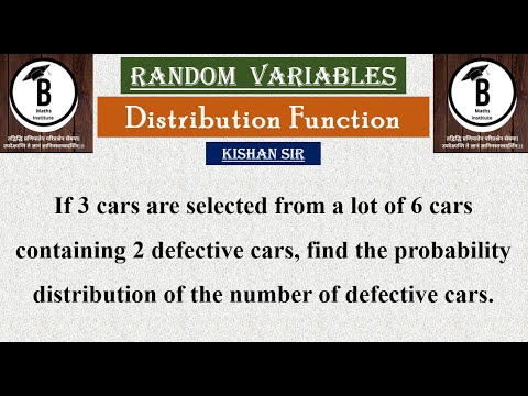 If 3 cars are selected from a lot of 6 cars containing 2 defective cars ...