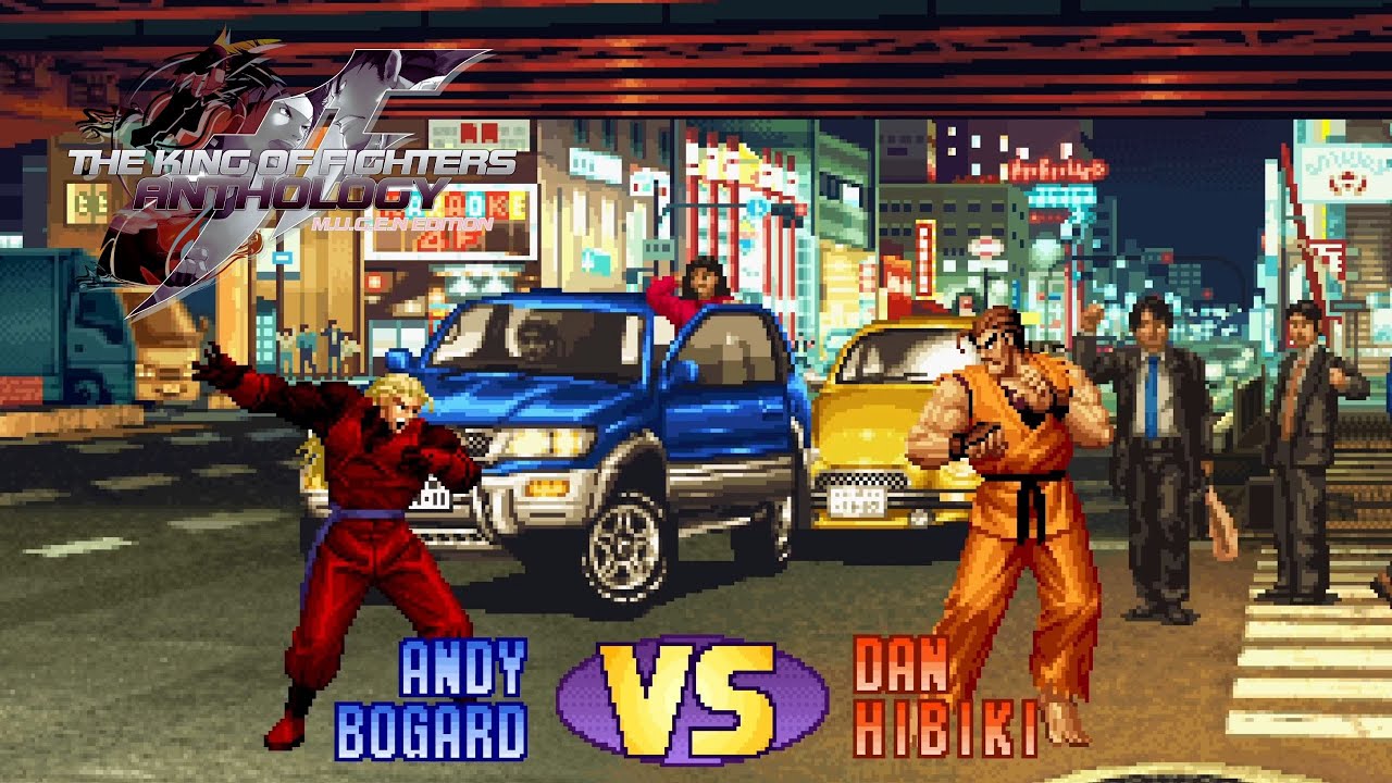 [KOF Mugen] Andy Bogard Team vs Dan Hibiki Team - YouTube