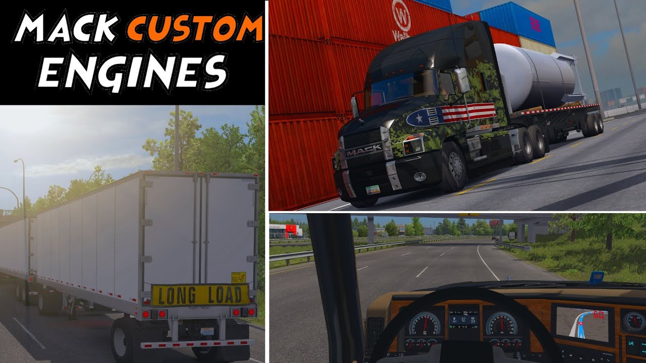 CUSTOM MACK ANTHEM 2020 V8 ENGINE SOUNDS | ATS 1.37 - YouTube