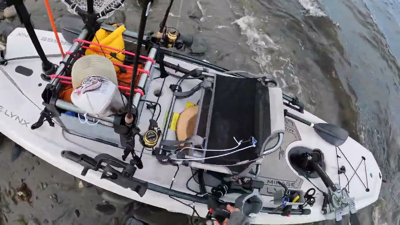 Fishing for Sea bass from my Hobie Lynx Kayak in Rhode Island. - YouTube