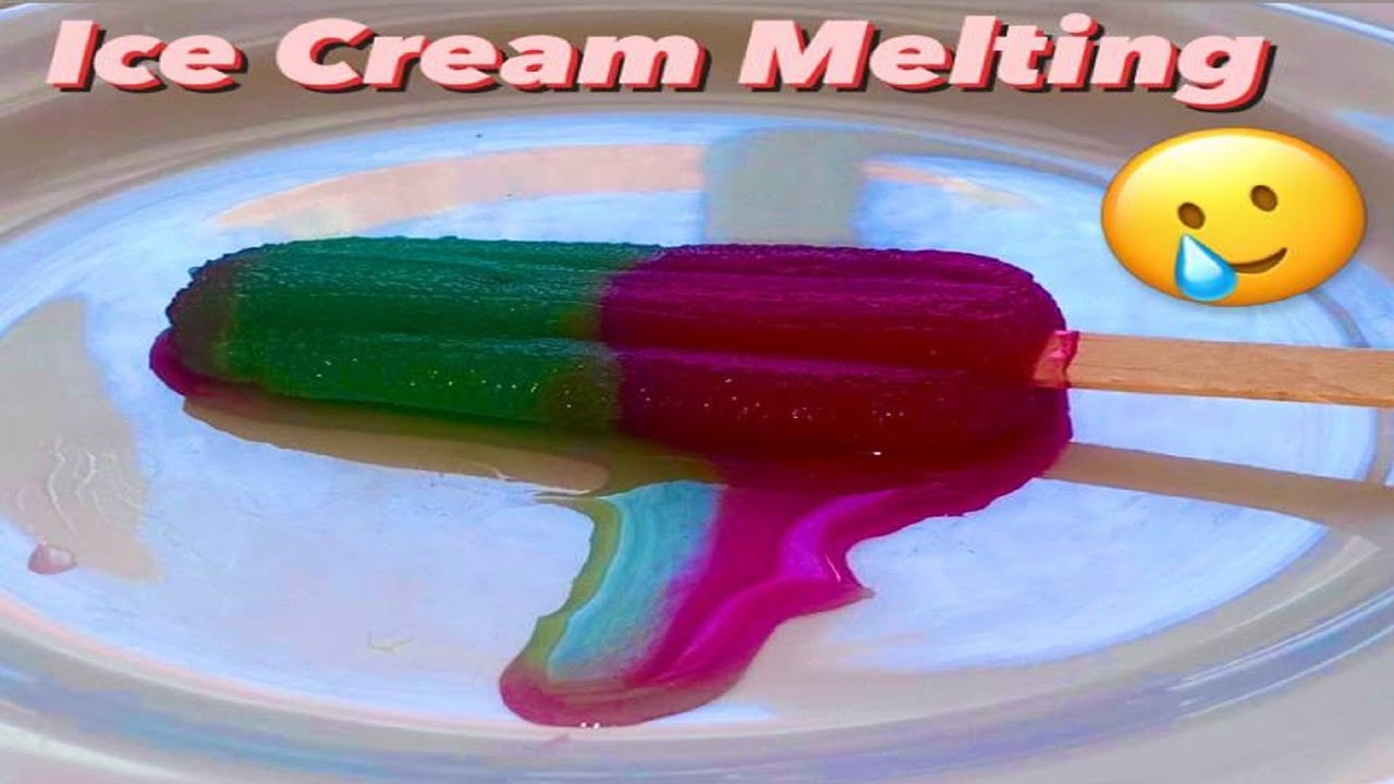 Melting Ice Cream Time-lapse 4K - YouTube