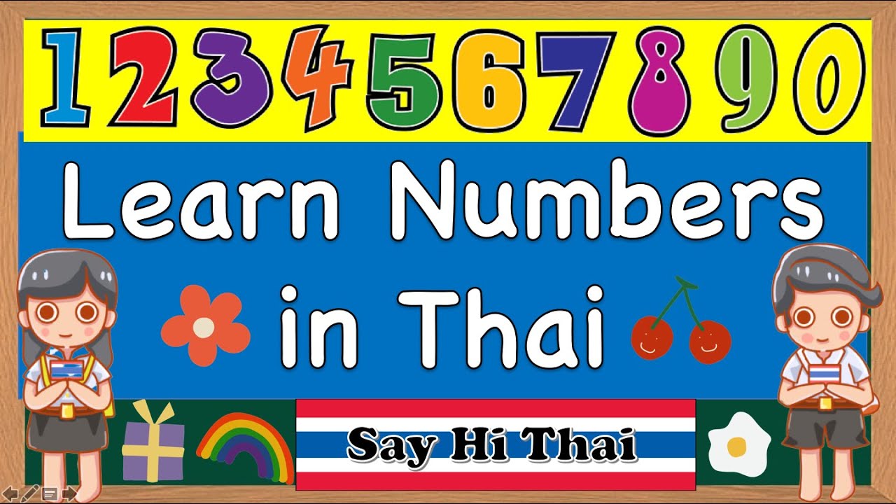 Learn Numbers 0-10 in Thai - YouTube