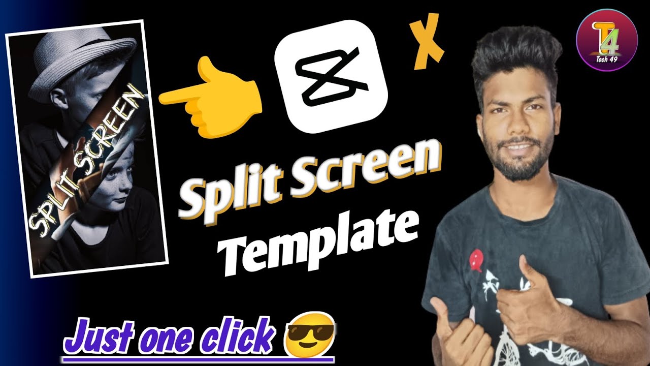 Instagram trending split screen video editing tutorial | Capcut split ...