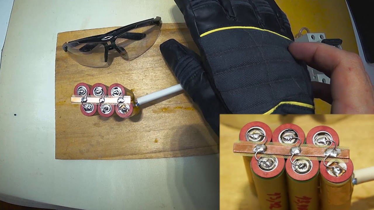 Тест предохранителя 18650 (Tesla Fuse) - YouTube