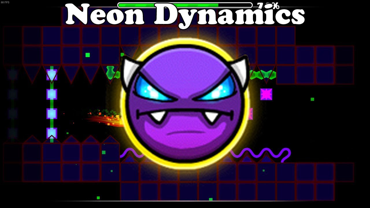 Geometry Dash 2.11 | Neon Dynamics 100% | Easy Demon - YouTube