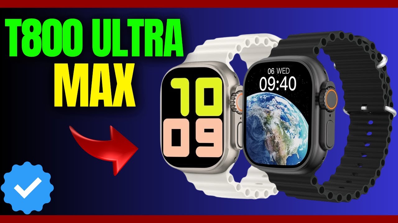 T800 Ultra 3 MAX Smartwatch Relógio Inteligente Série IWO 10 - e bom ...
