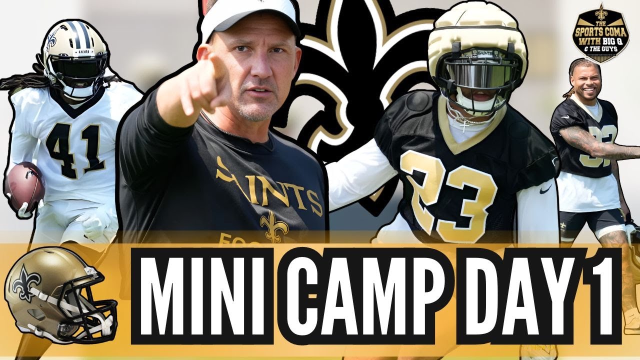 Saints Stars Shine in Explosive Mini Camp Opening Day - YouTube