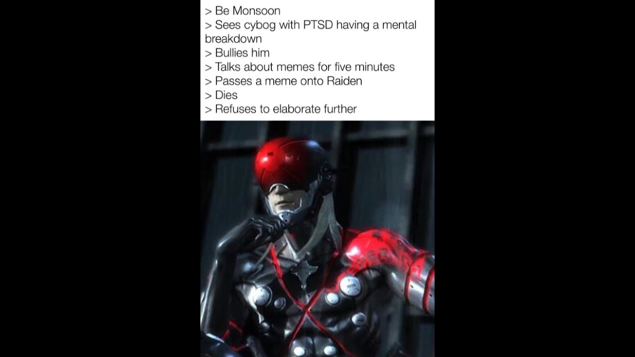 Metal Gear Rising Memes I found on Reddit - YouTube
