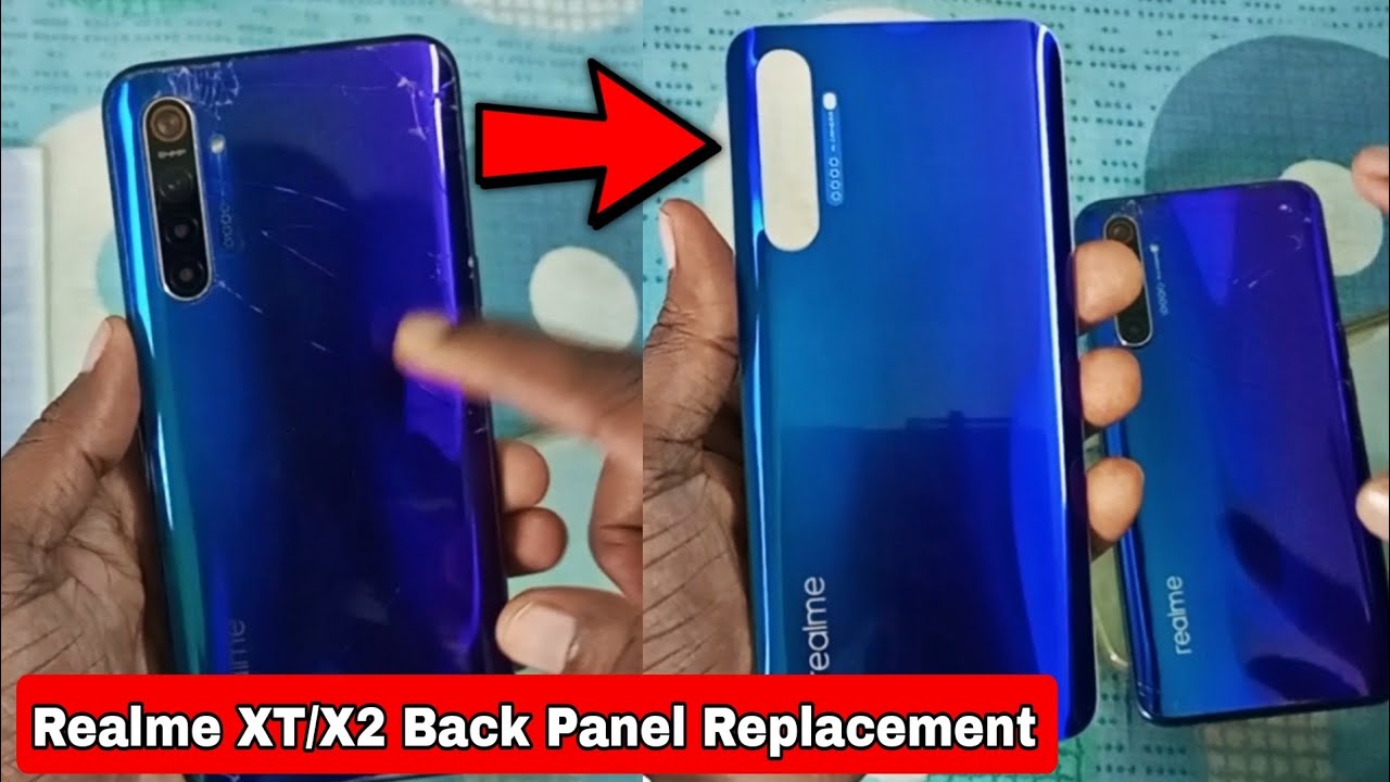 Realme X2/XT Back Panel Glass Replacement | Realme X2/XT ka back panel ...