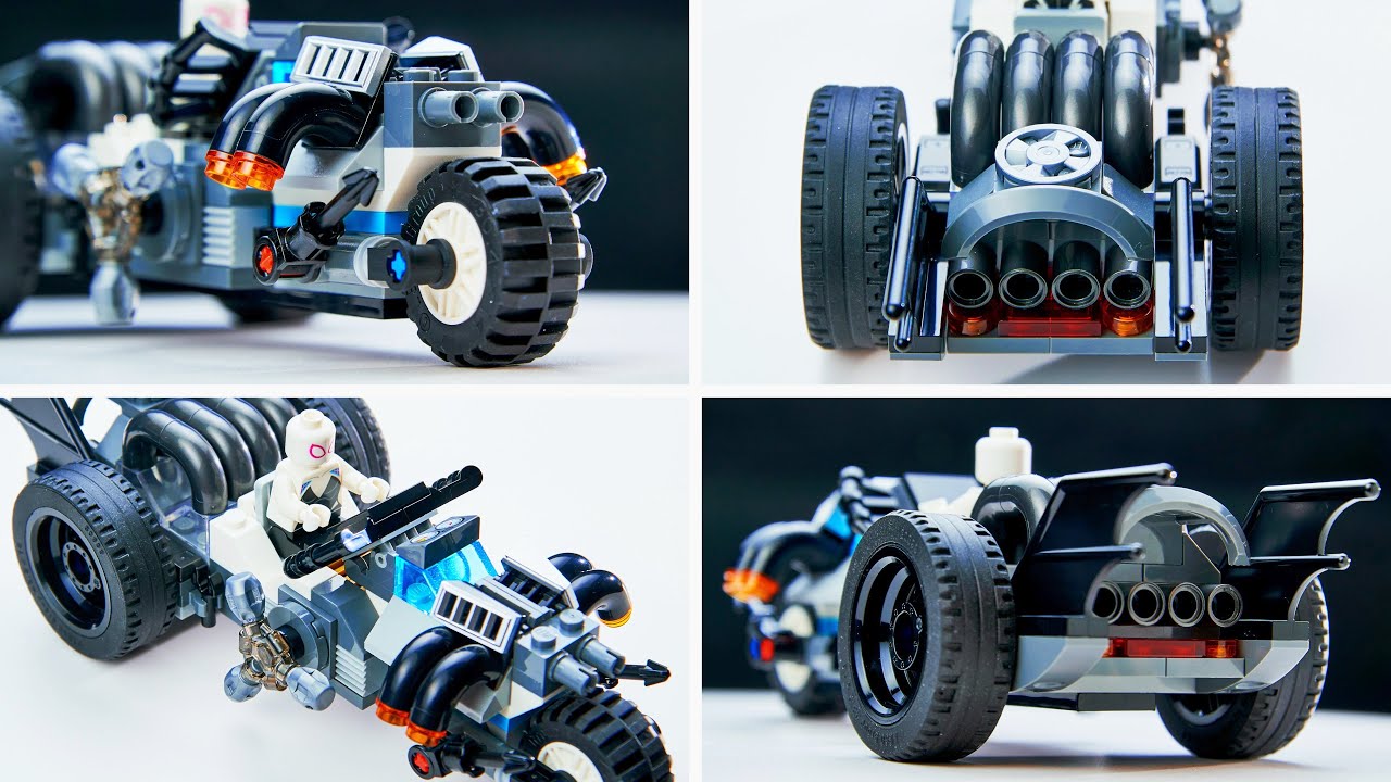 LEGO Three Wheeled Motorcycle | LEGO MOC - YouTube