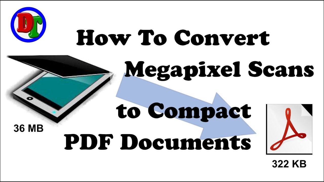 Convert HUGE Images to Compact PDFs (Save TONS of Space!) - YouTube
