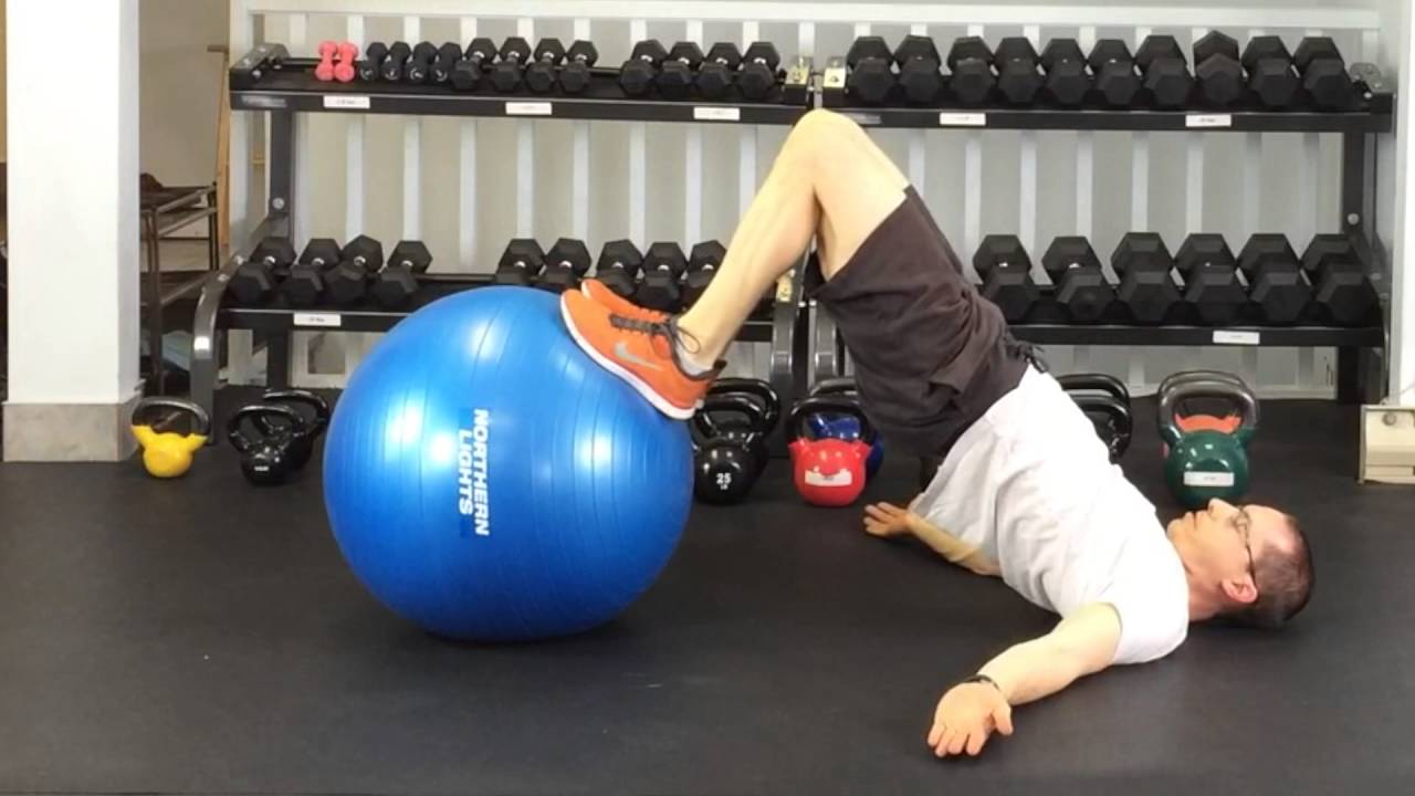 Hip Extension Hamstring Curl SB | Exercise Library - YouTube