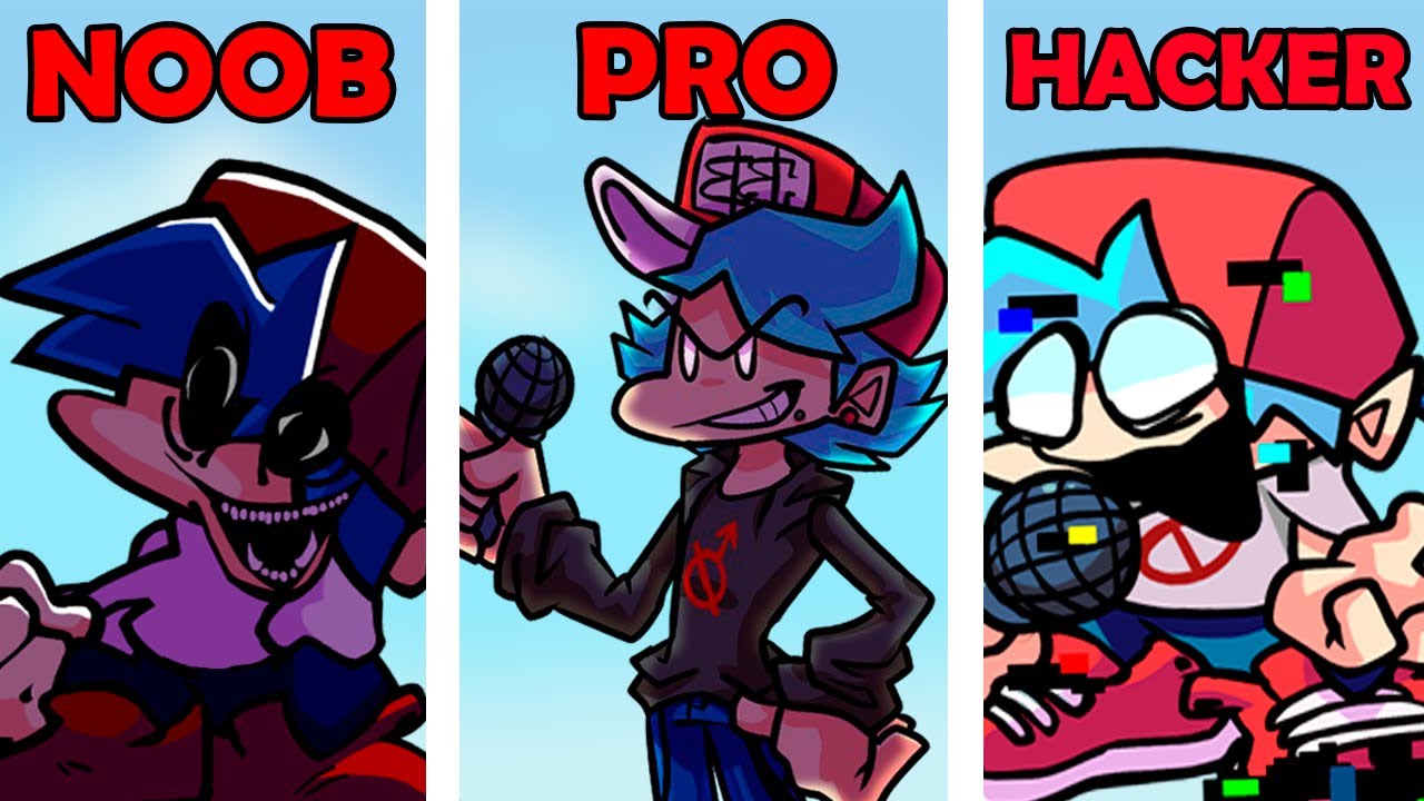FNF Boyfriend Character Test | NOOB vs PRO vs HACKER | Gameplay VS ...