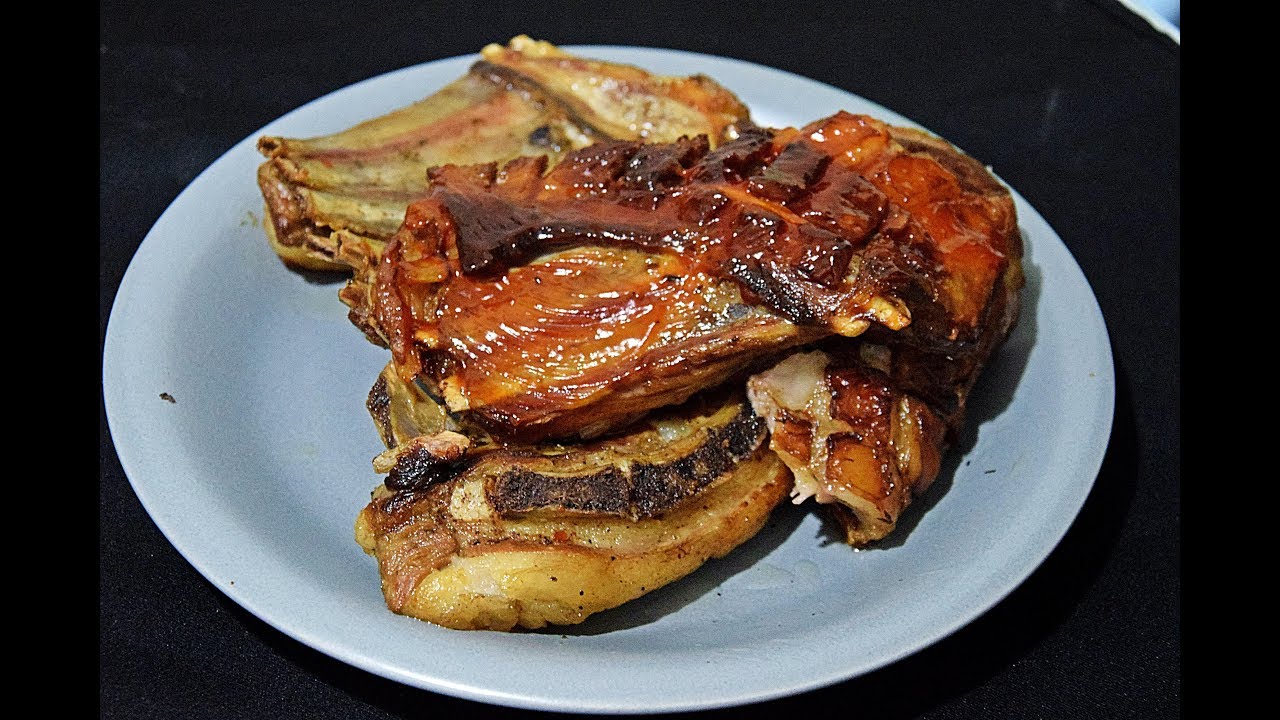 Lamb Ribs with Homemade BBQ Sauce - Lammrippern mit BBQ Soße - Jagnjeca ...
