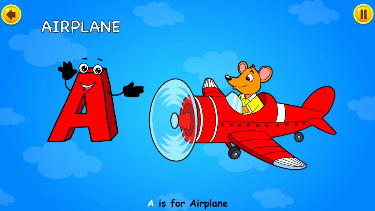 Letter A Song Cartoon Education Smart Entertainment Nursery Rhyme Song ...