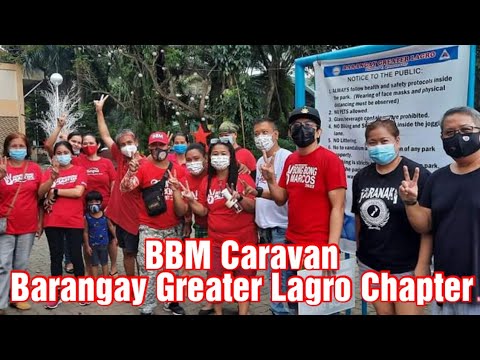 SOLID BBM SUPPORTER CARAVAN BARANGAY GREATER LAGRO CHAPTER | MASAYA AT POSITIVE VIBES ANG LAHAT ...