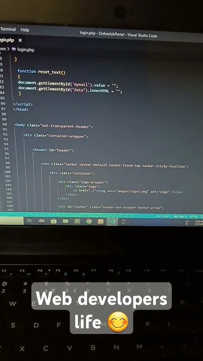 Web Developer life ( php ) #code - YouTube