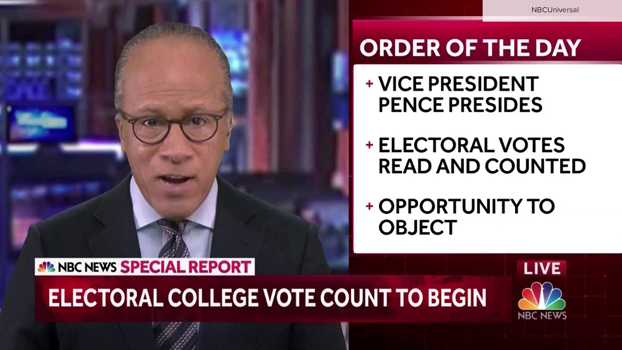 NBC News special report: 2020 electoral college certification - YouTube