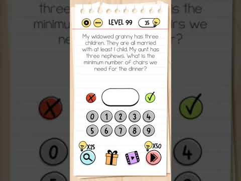 Brain test level 99 walk-through - YouTube