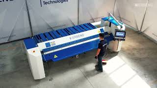 Masina CNC de indoit tabla, motorizata 2550 x 2 mm, MFC 2520