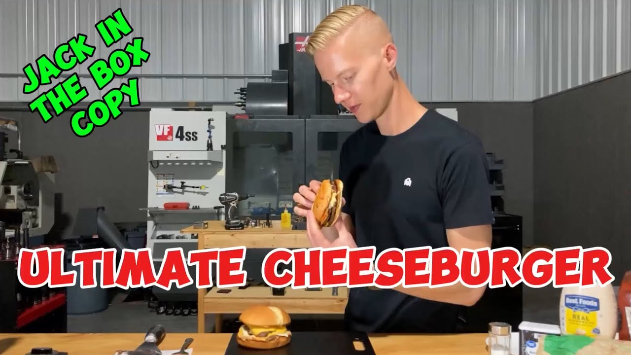 Ultimate Cheeseburger Recipe (Jack in the Box Copycat but way better)DKS Food Vlog। Box ...