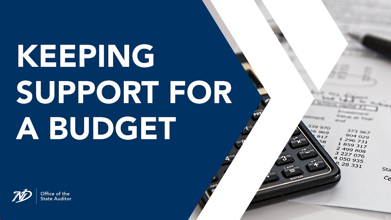 Keeping Support For a Budget - YouTube