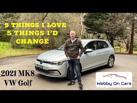 5 things I love & 5 things I'd change about the Volkswagen Golf MK8 4K | Webby On Cars